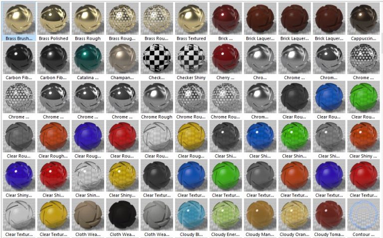 Kostenlose KeyShot Materialien zum Downloaden - KeySoft